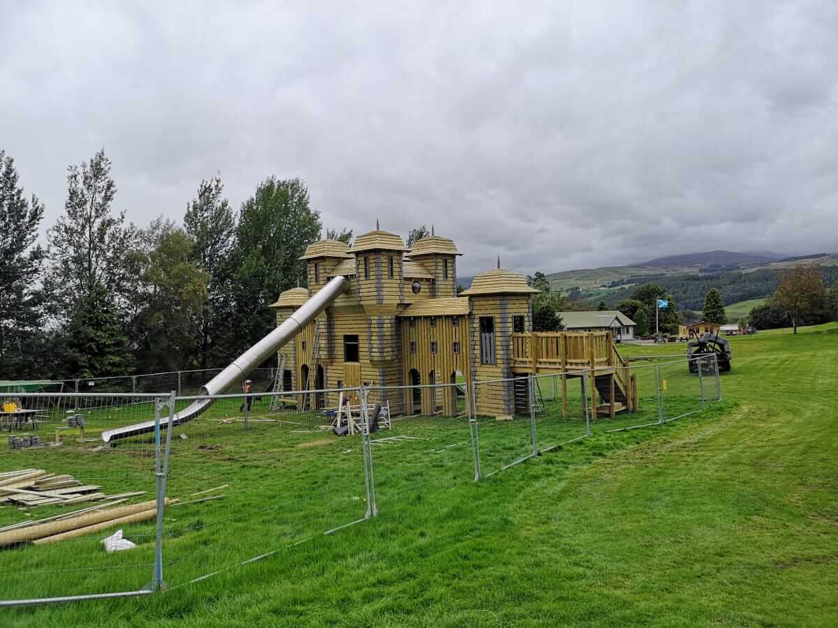 Crieff Hydro Adventure Play build | Creating Adventurous Places CAP.Co