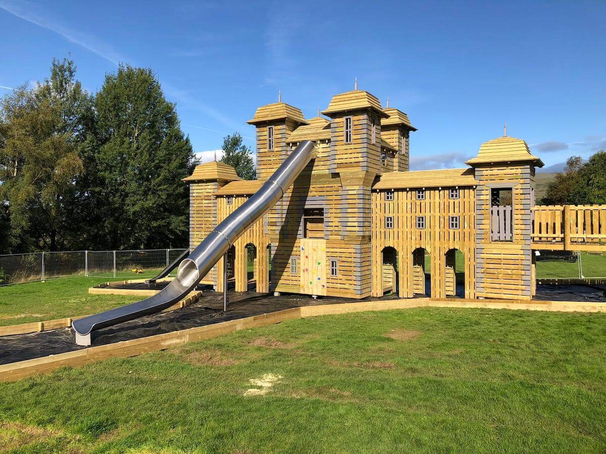 Crieff Hydro Adventure Play build | Creating Adventurous Places CAP.Co