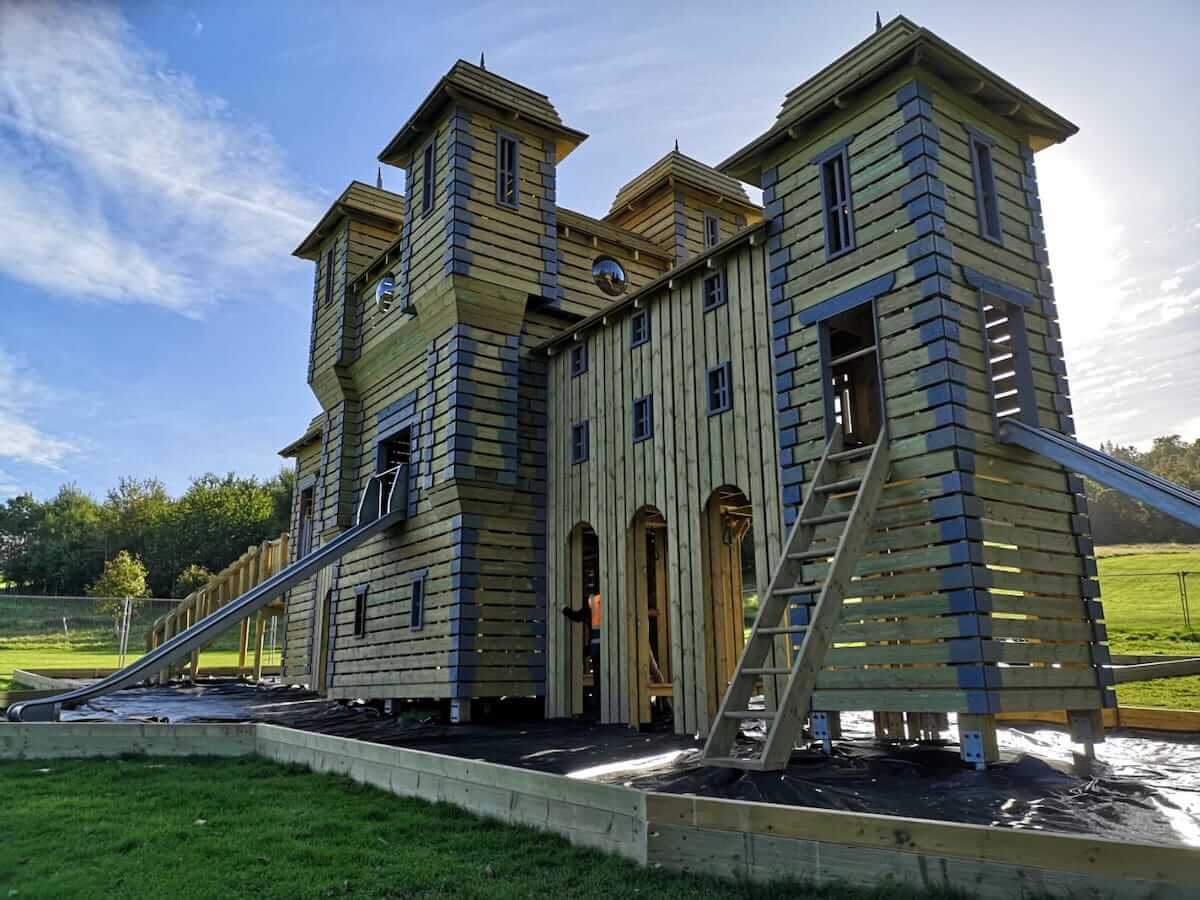 Crieff Hydro Adventure Play build | Creating Adventurous Places CAP.Co